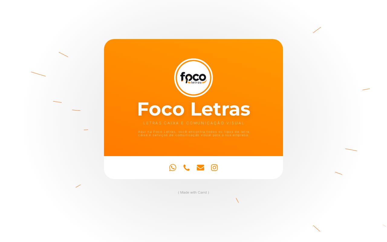 Foco Letras